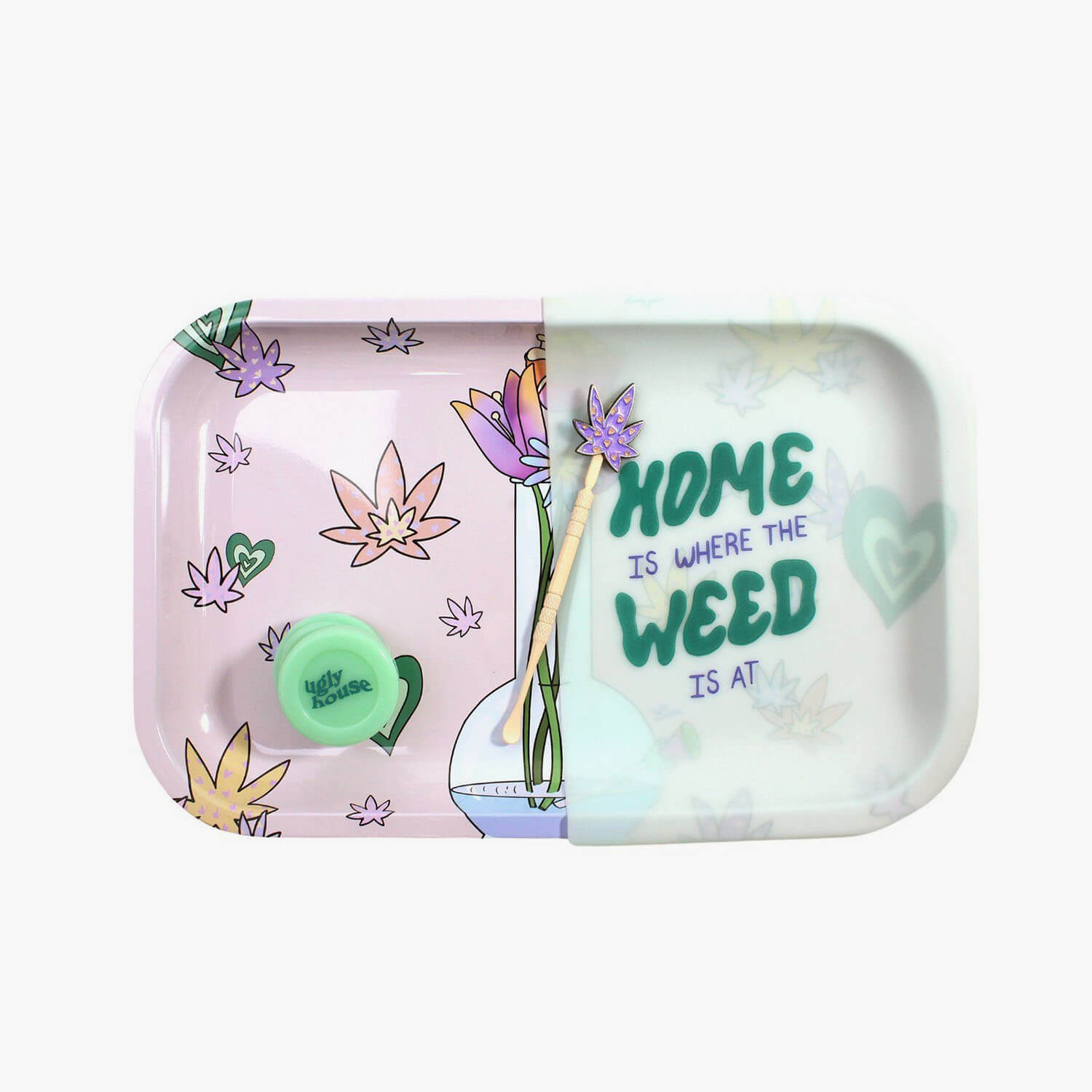 Rolling Tray Dab Kit Glow In The Dark | INHALCO