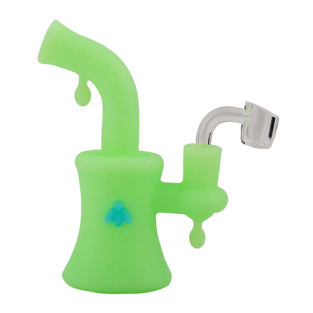 STRATUS Silicone Dab Rig with Quartz Banger – INHALCO