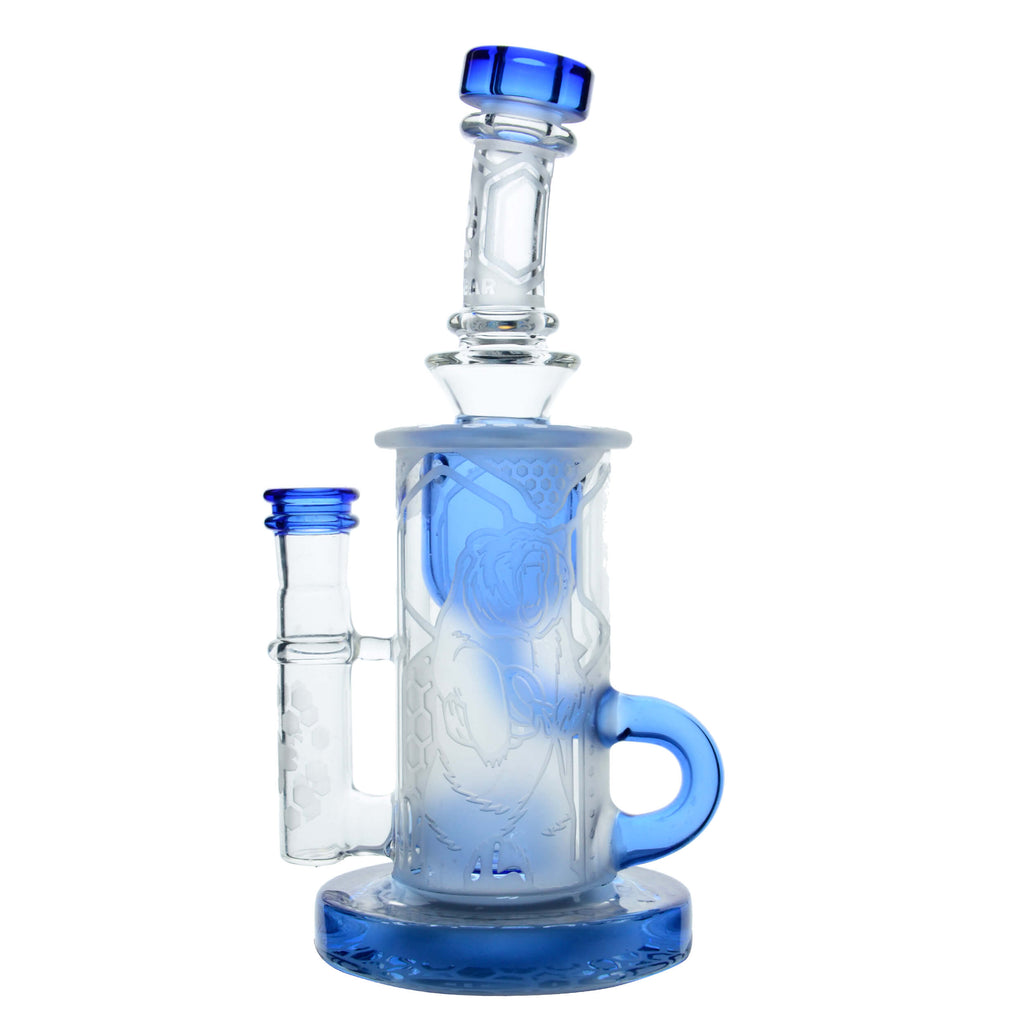 Sandgestrahltes Klein Recycler Dab Rig – INHALCO
