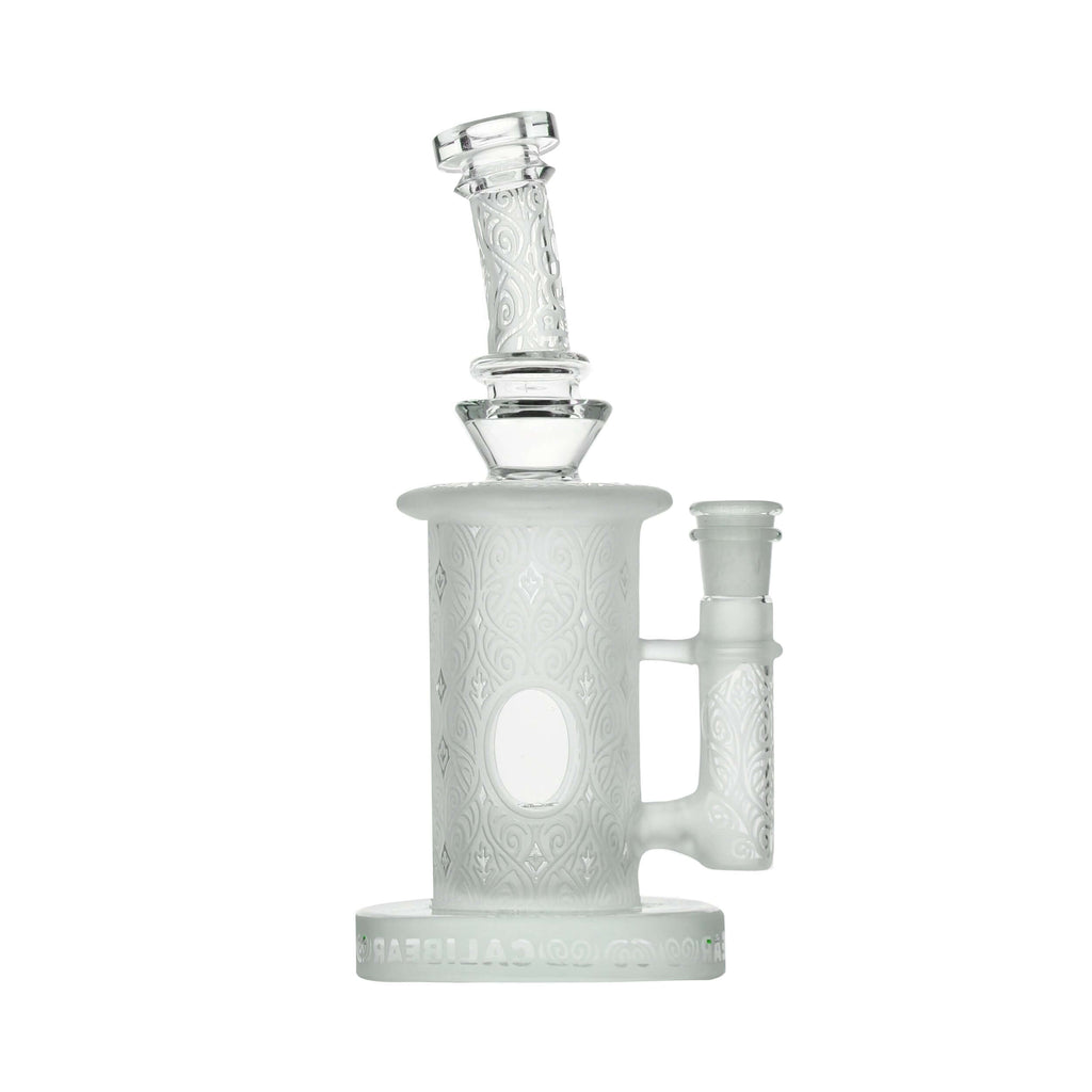 8" Sandblasted Straight Dab Rig – INHALCO