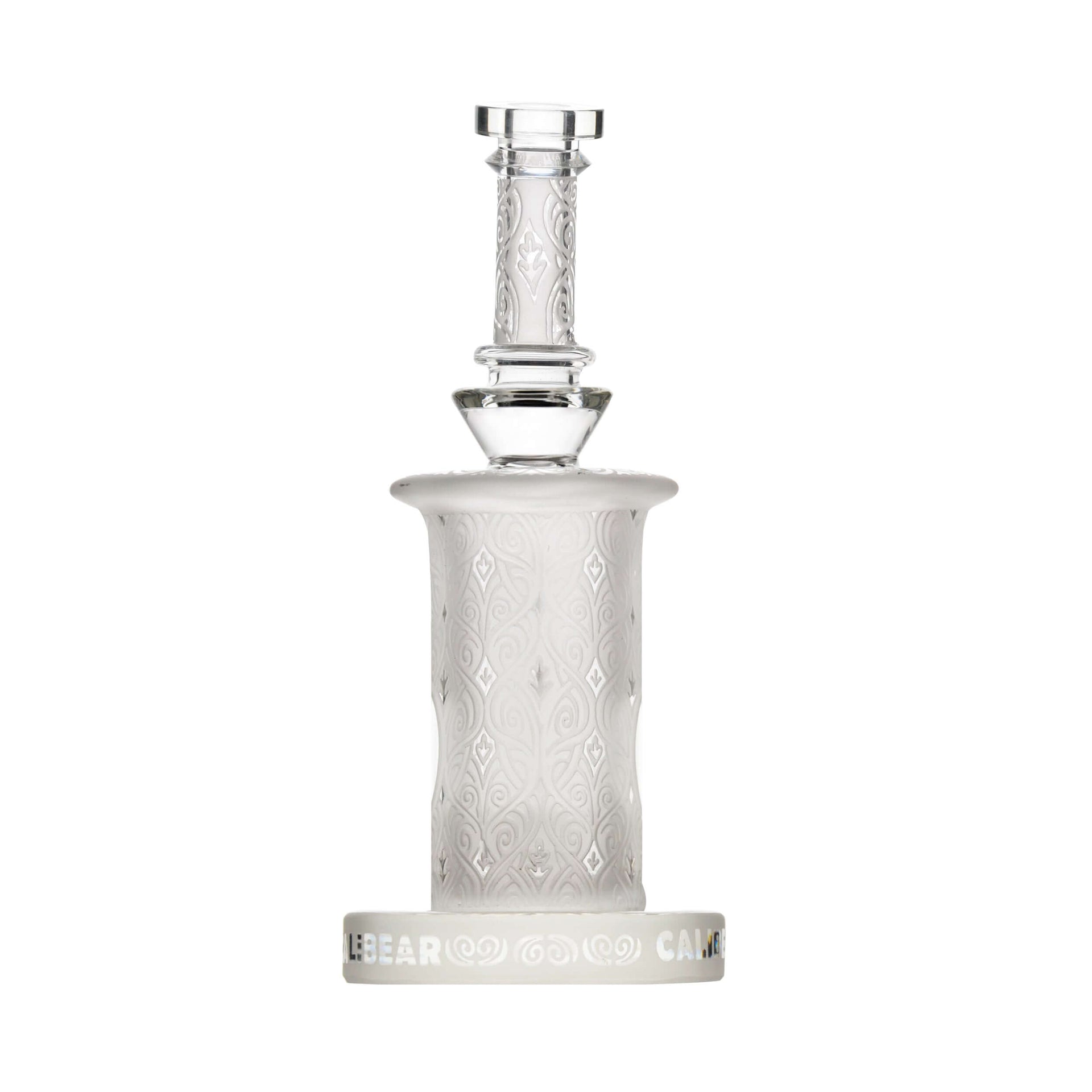 8" Sandblasted Straight Dab Rig – INHALCO