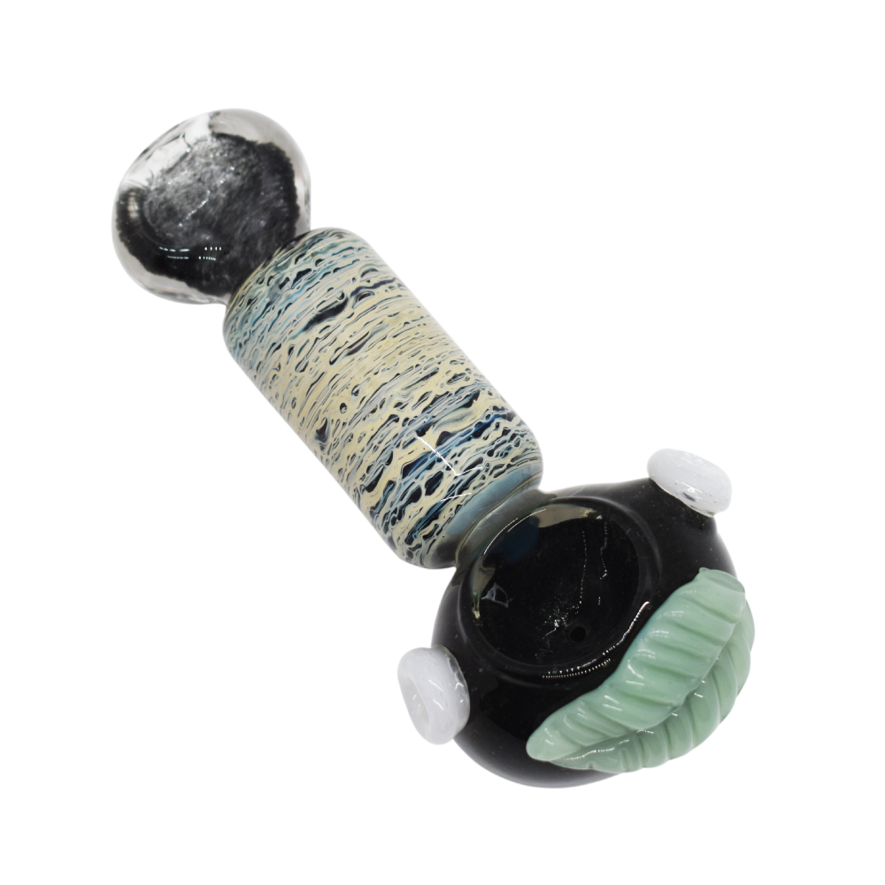 Frit Tube Leaf Hand Pip – INHALCO