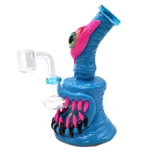3D Monster Mini Dab Rig with Male Banger – INHALCO