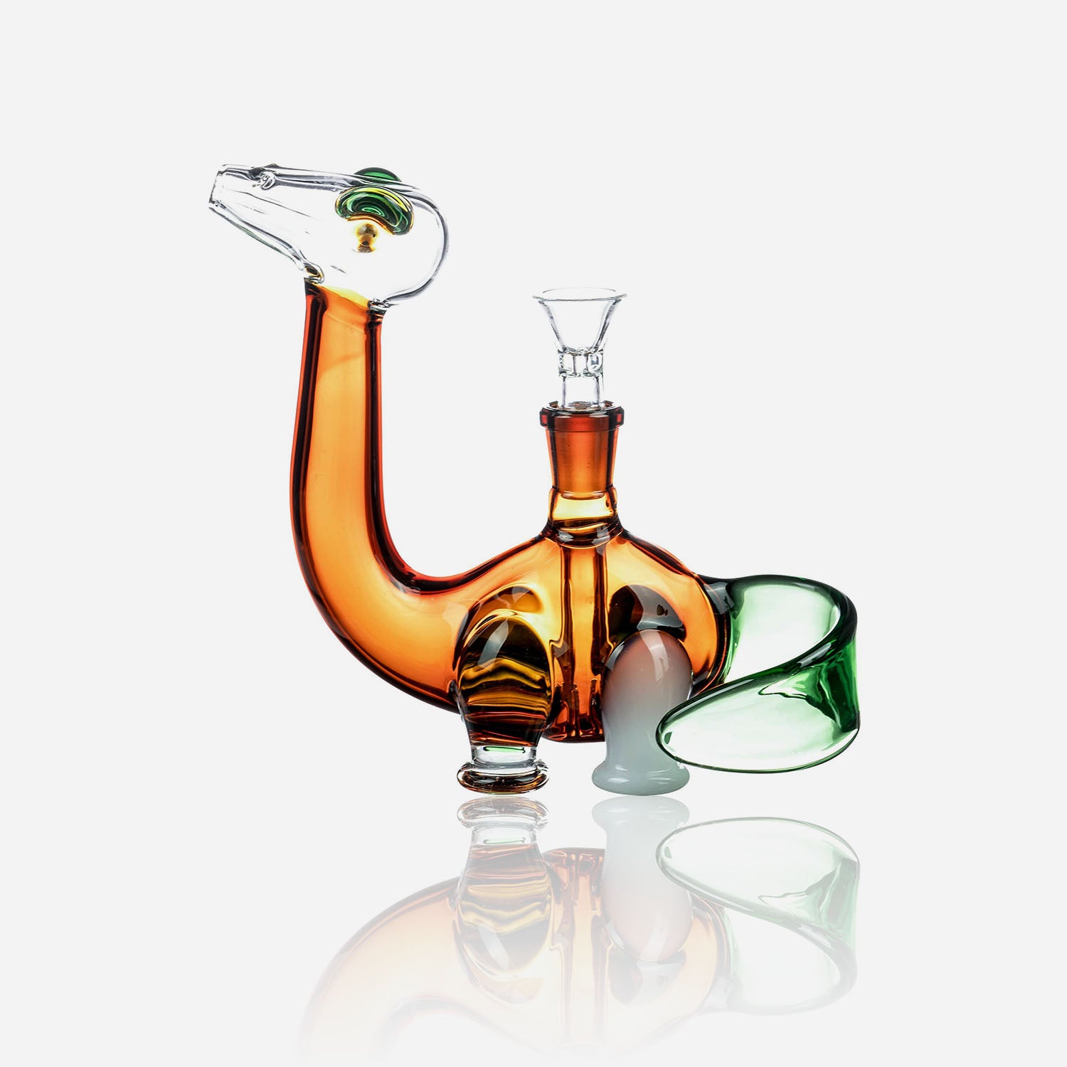 Dinosaur Pipe, Glass Water Bong | INHALCO