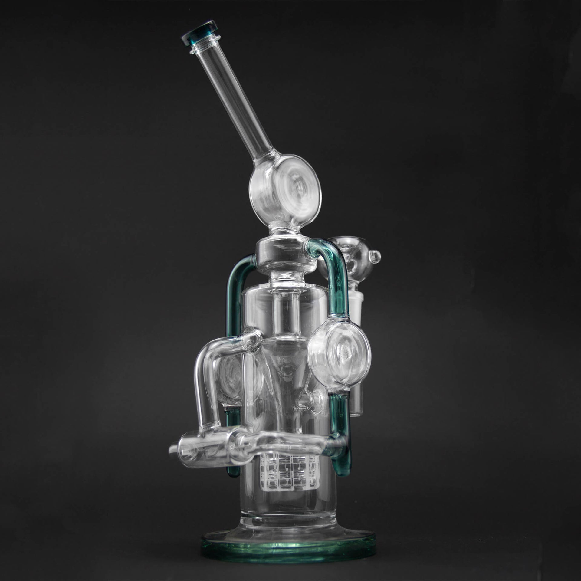 Double Recycler Glass Bong | INHALCO