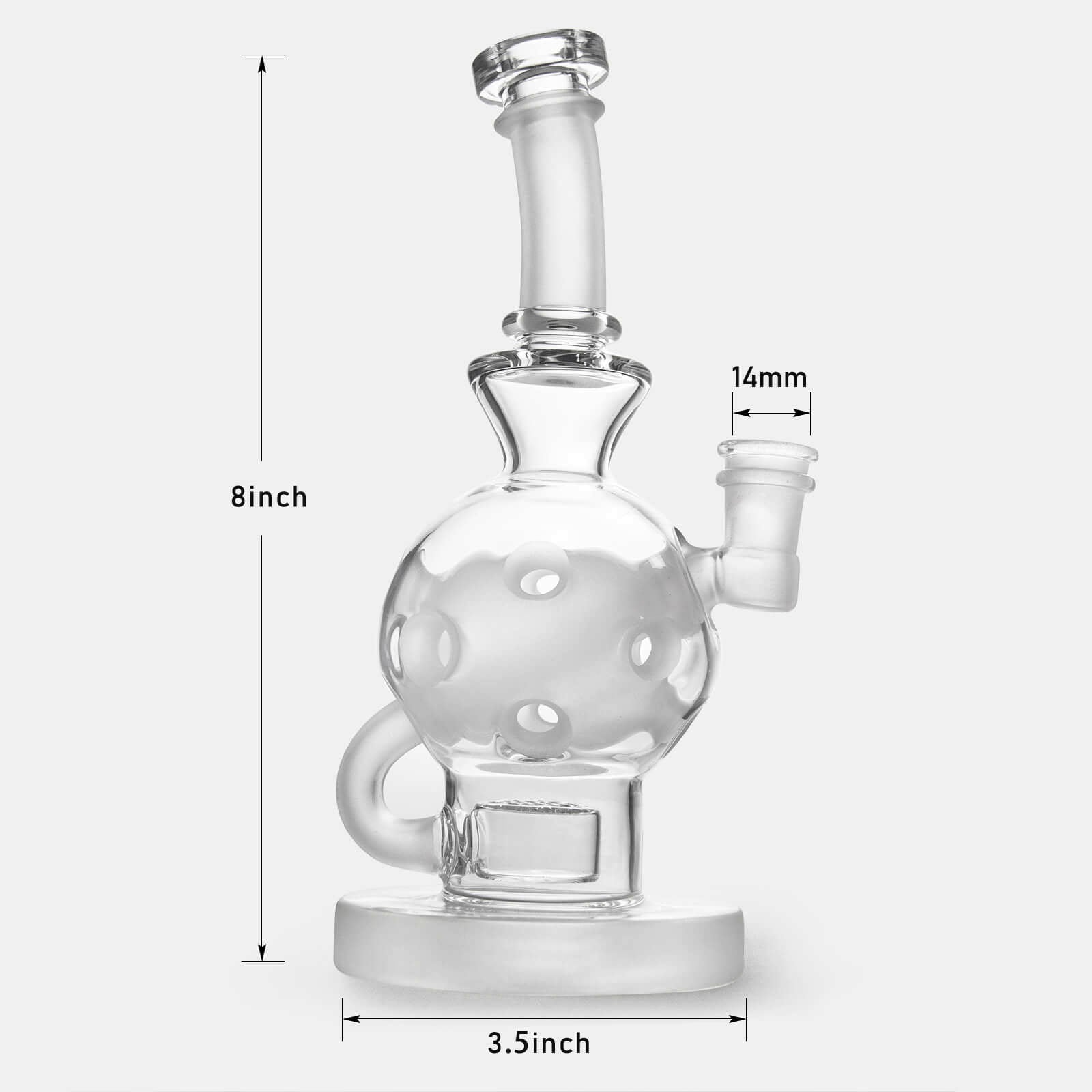 Frosted Fab Egg Dab Rig | INHALCO