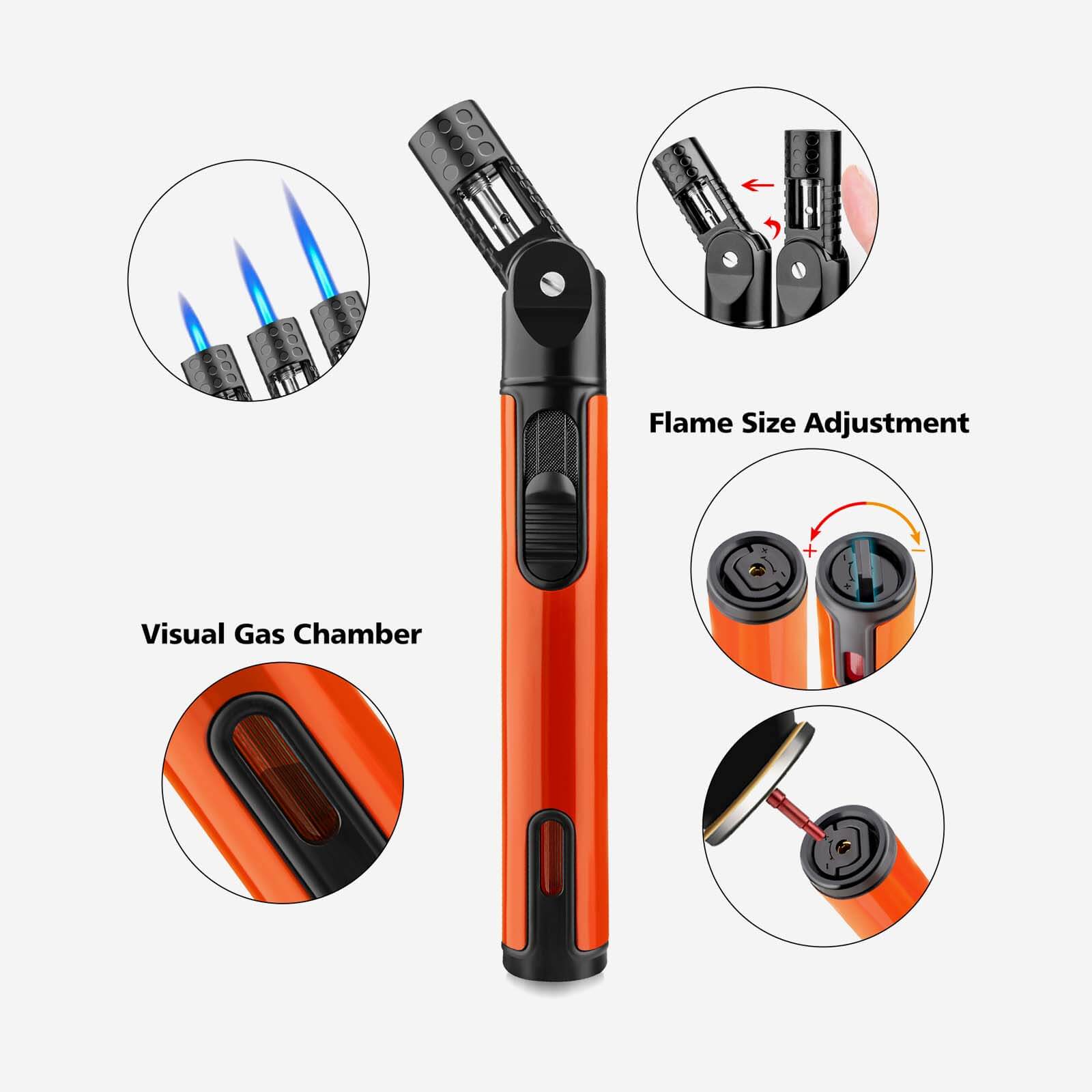 Butane Pen Torch, Adjustable Pen Torch Lighter | INHALCO