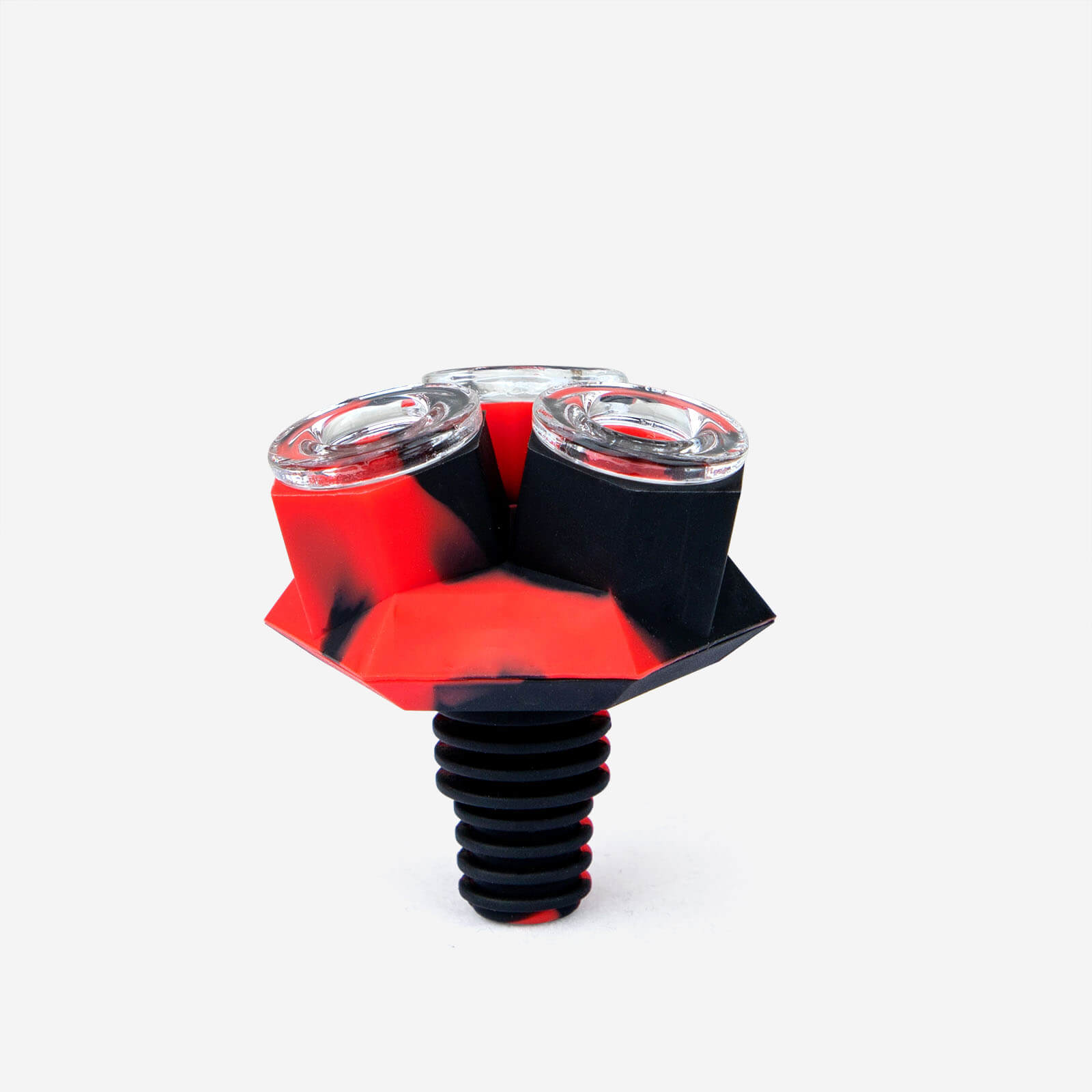 3 Chambers Silicone Bong Bowl For Water Pipes | INHALCO