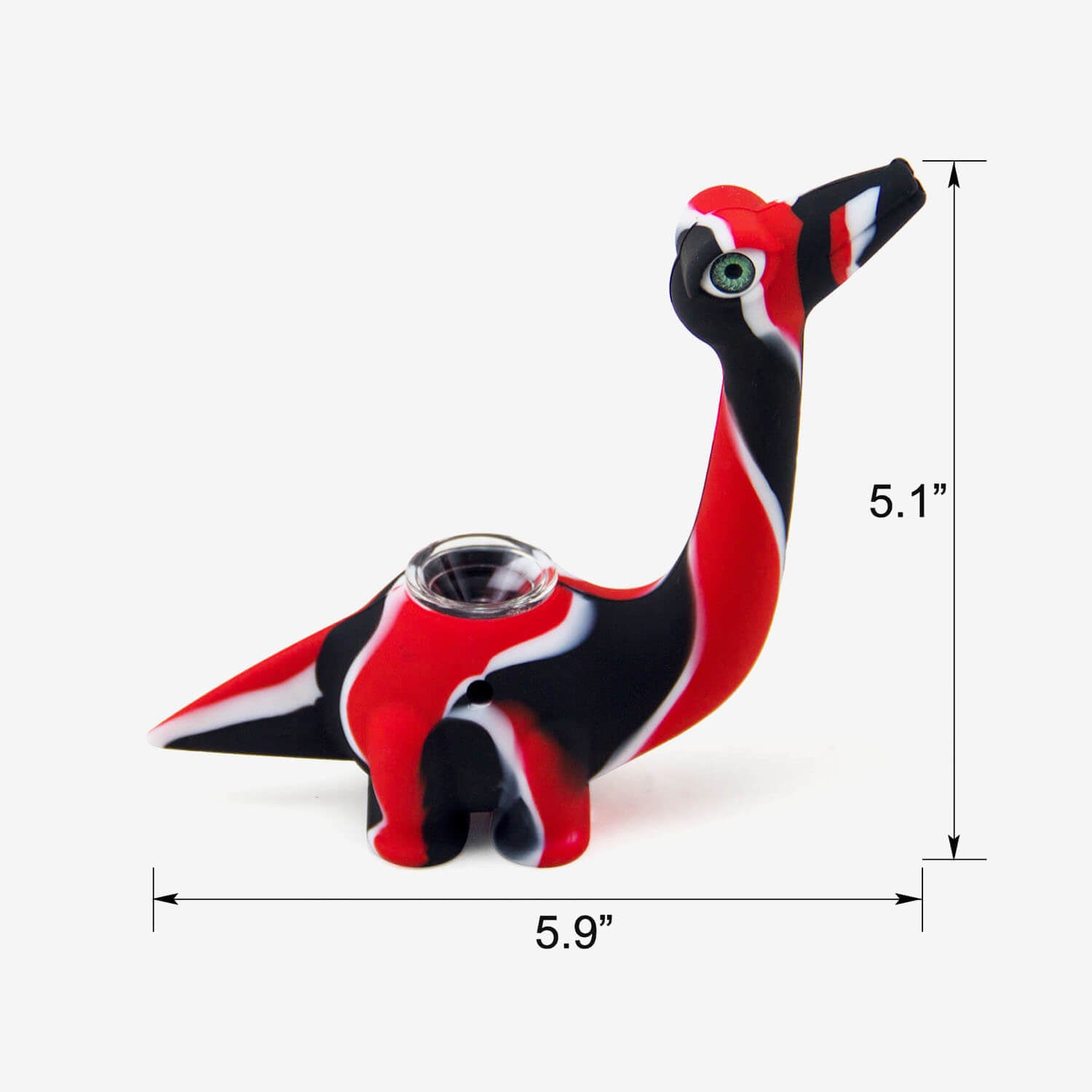 Silicone Dinosaur Pipe | INHALCO