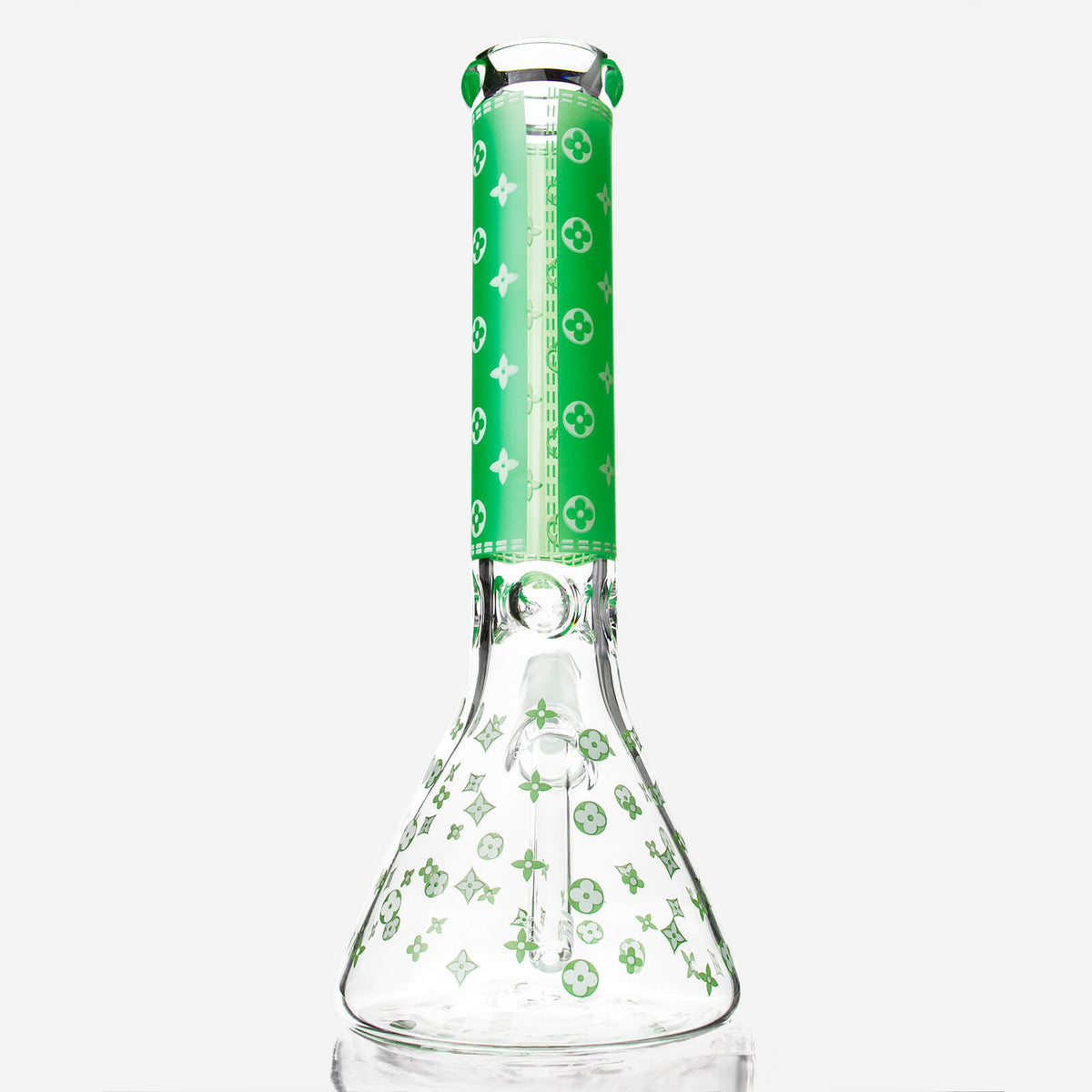 13.5" Louis Vuitton Bong Glow In The Dark | INHALCO
