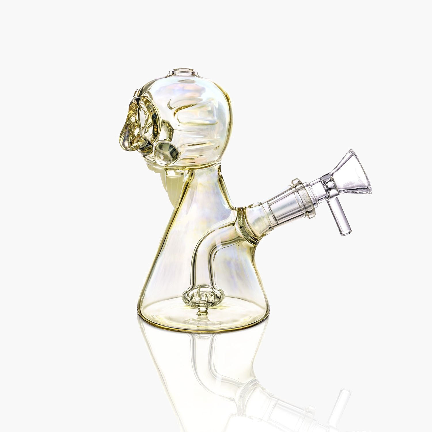 Saber Tooth Monster Skull Water Pipe | INHALCO