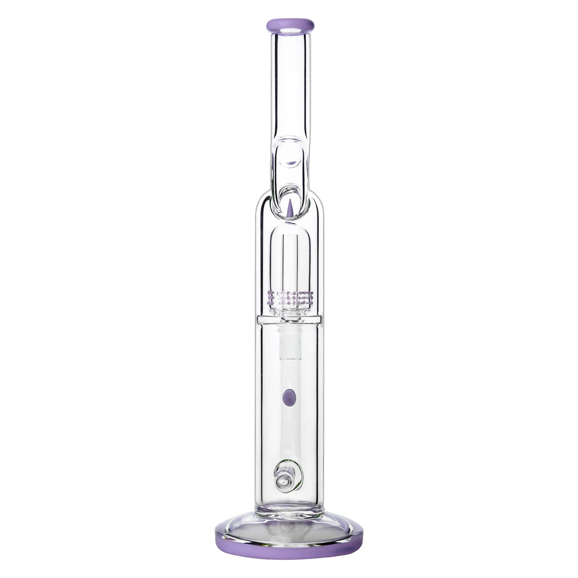 Natty Neck Water Pipe Stemline Perc – INHALCO