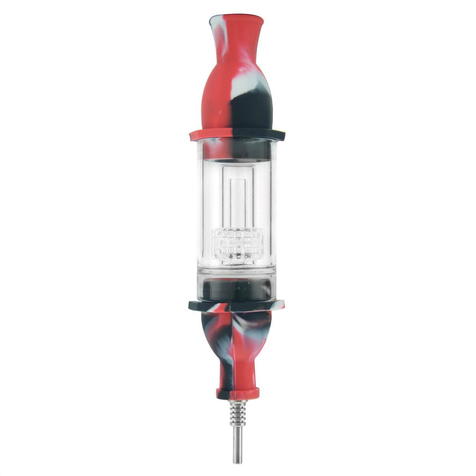 Silicone Nectar Collector With Glass Water Filter | INHALCO