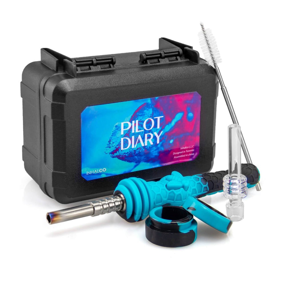 Silicone Nectar Collector Kit With Travel Case | INHALCO