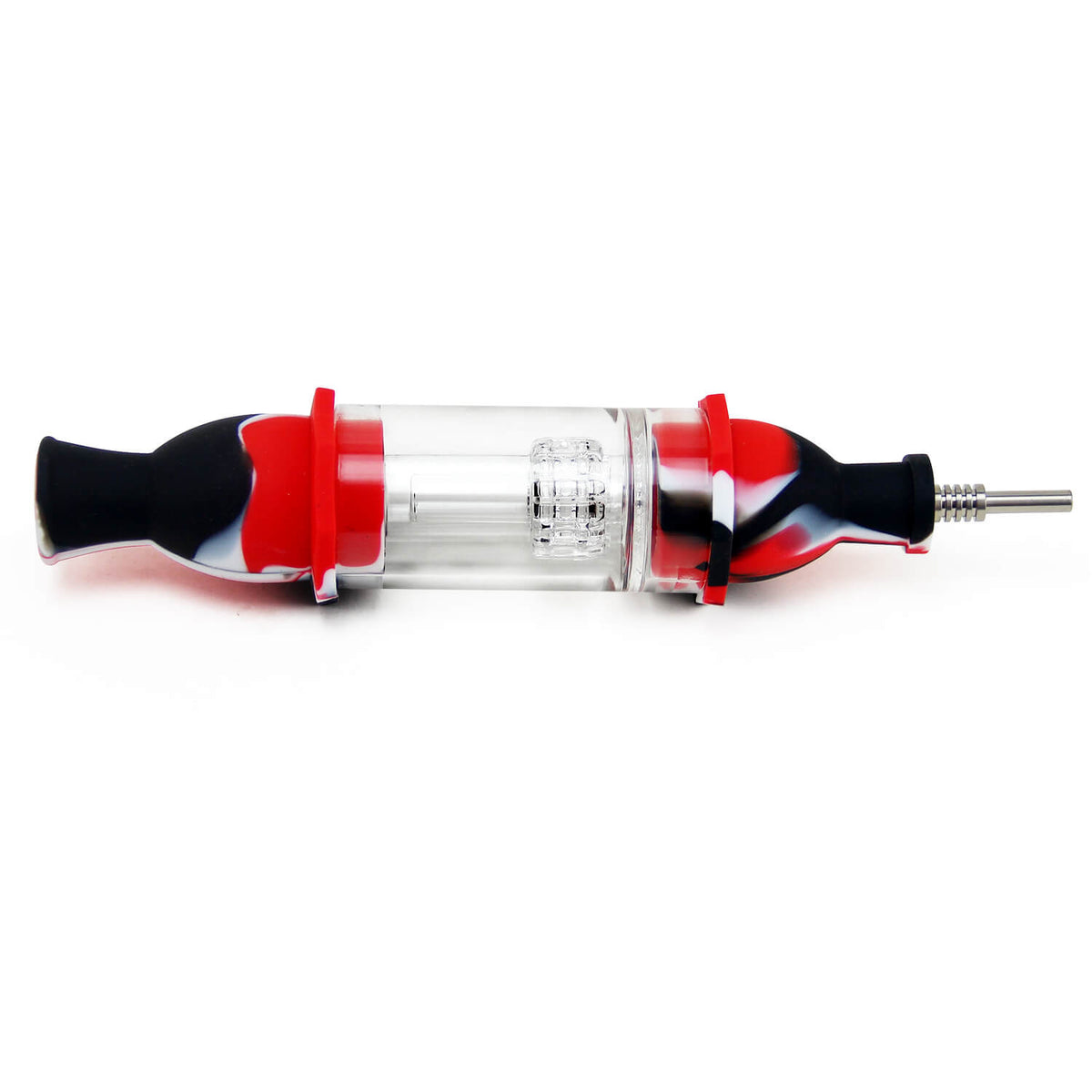 Silicone Nectar Collector With Glass Water Filter | INHALCO