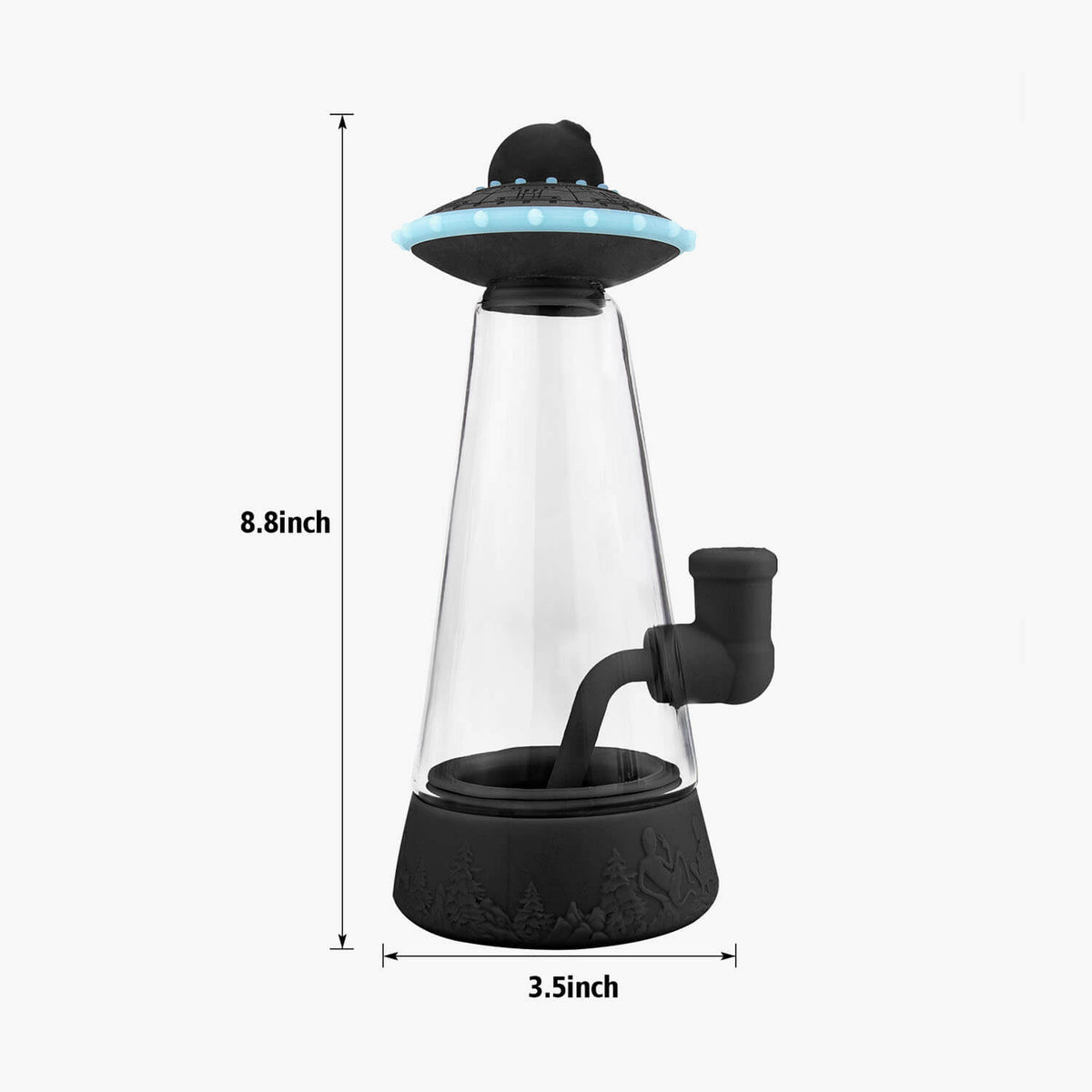 UFO Bong Glow In The Dark | INHALCO