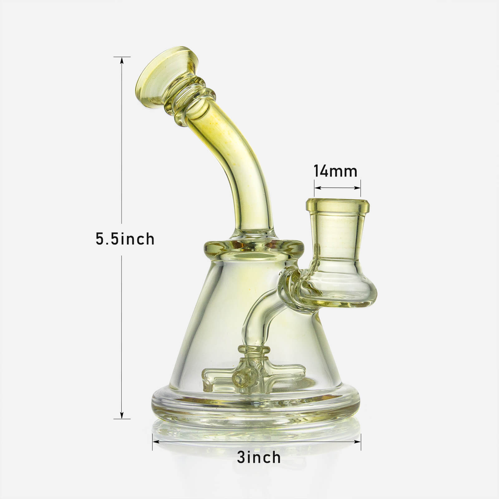 Spinning Windmill Perc Mini Bong | INHALCO