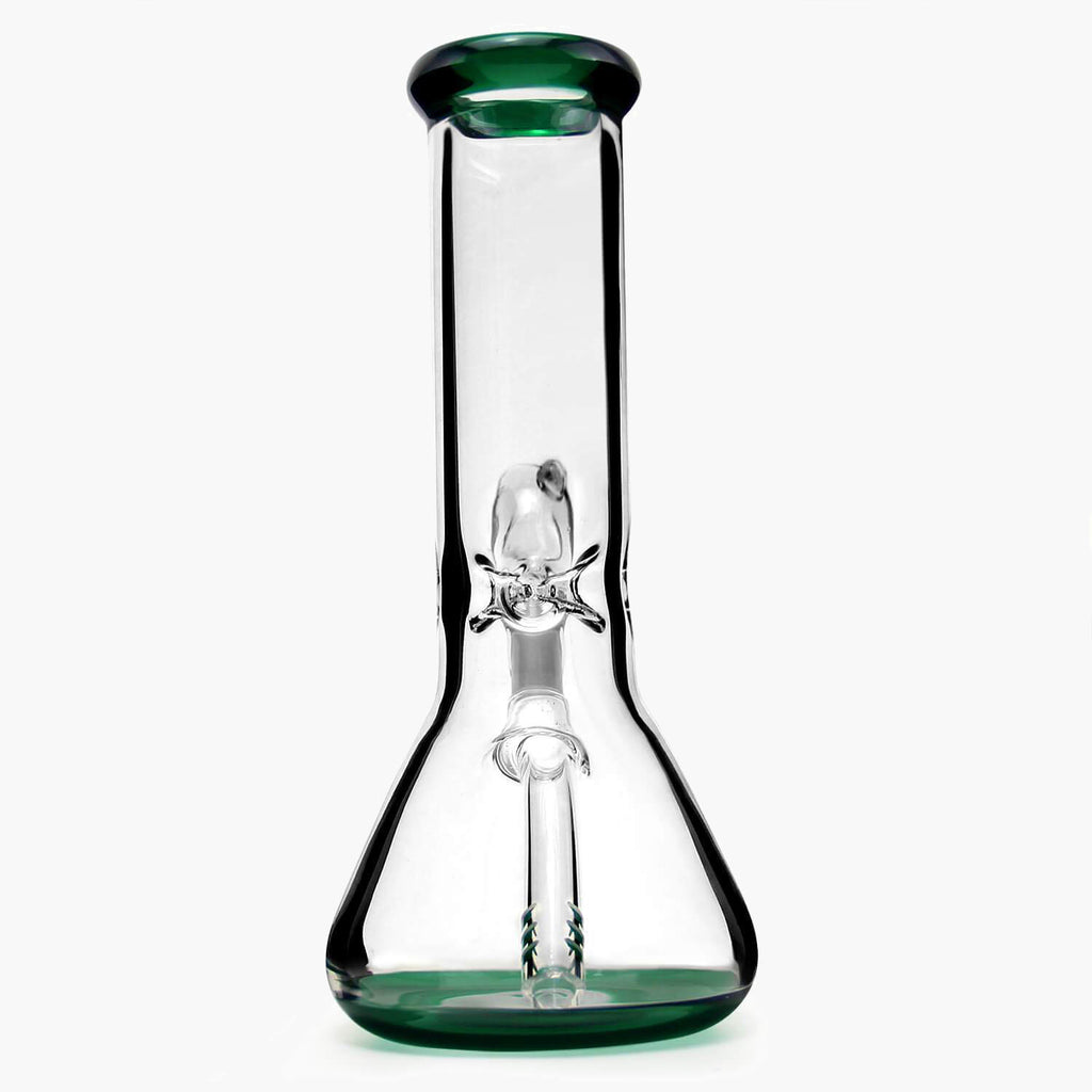 8″ Mini Beaker Bong Fixed Downstem | INHALCO
